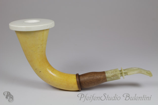 Kollektion CALABASH - Pfeifen aus Bruyere / Kalabasse mit Meerschaumeinsatz